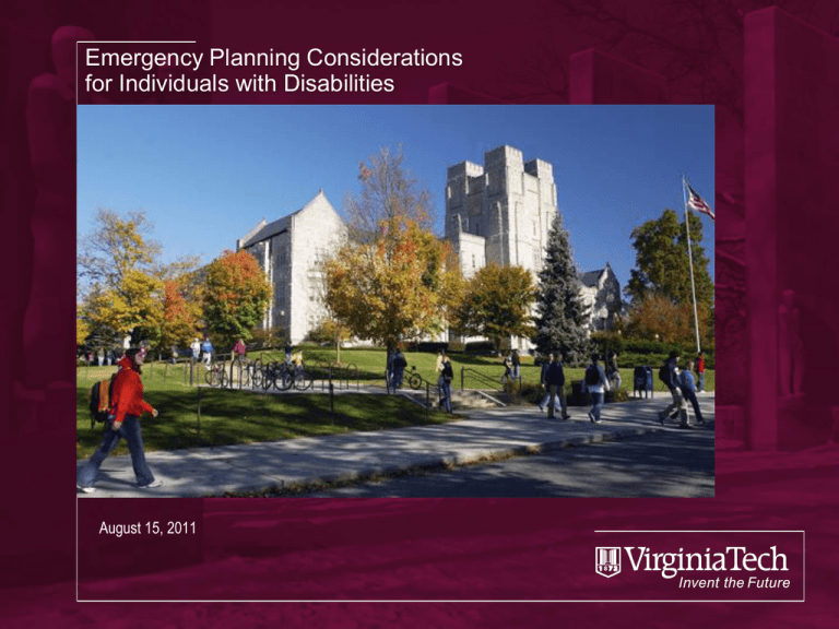 Emergency Planning Considerations For Individuals With Disabilities emergency-planning-considerations-for-individuals-with-disabilities