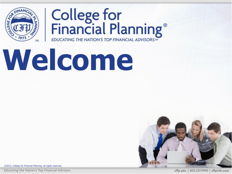1 2 College For Financial Planning