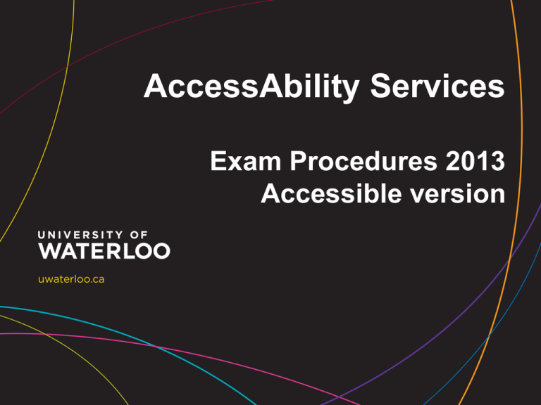 Exam Policy And Procedures Accessible Version Exam Policy And Procedures Accessible Version