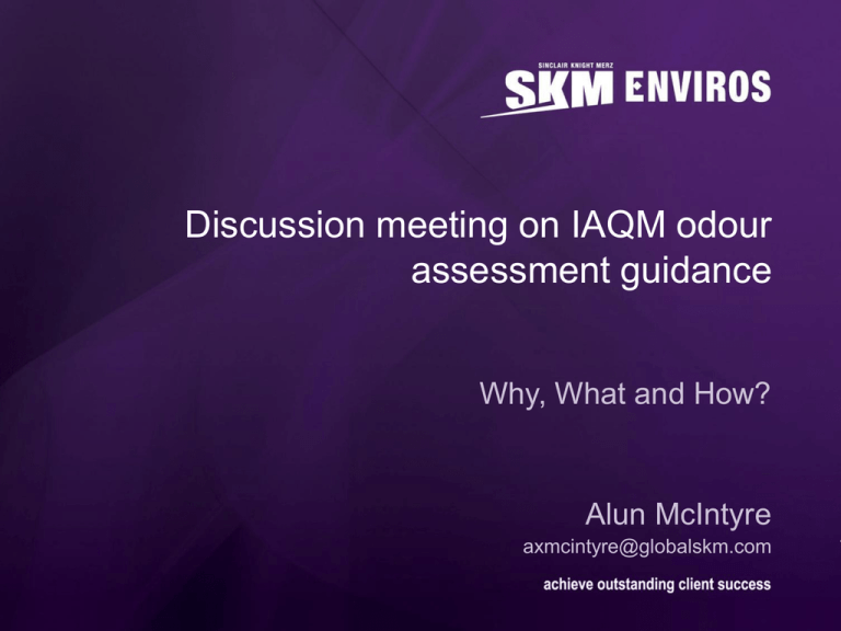 Odour assessment am