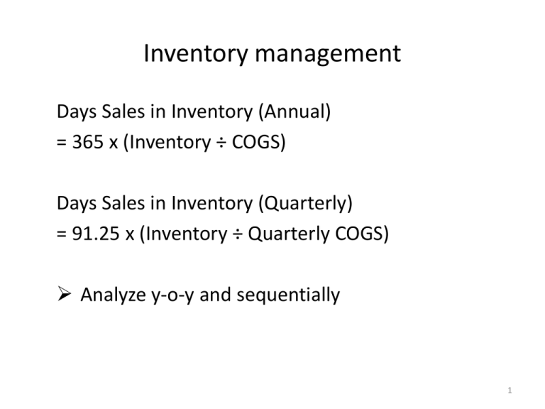 Balance Sheet Analysis Balance Sheet Analysis