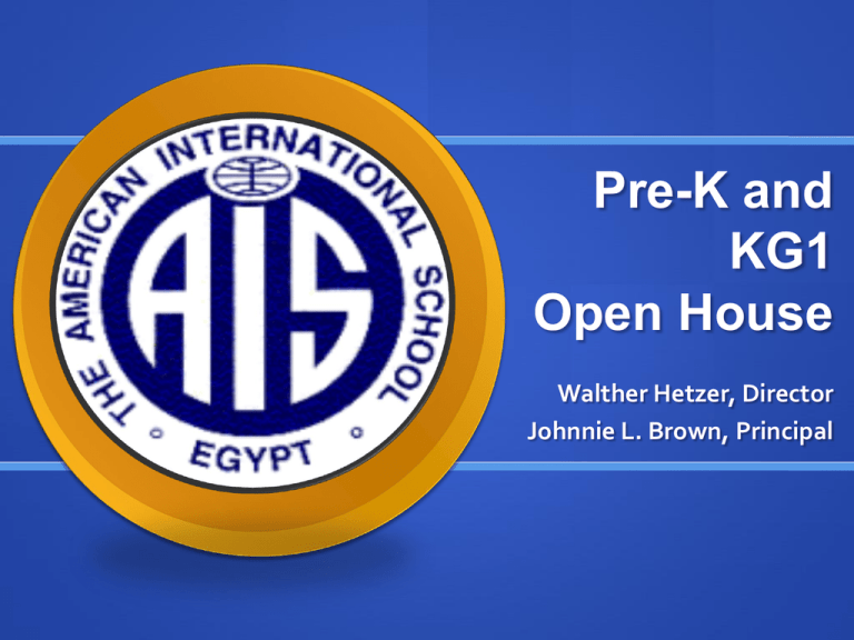 Parent Orientation Pre K And KG1 NEW