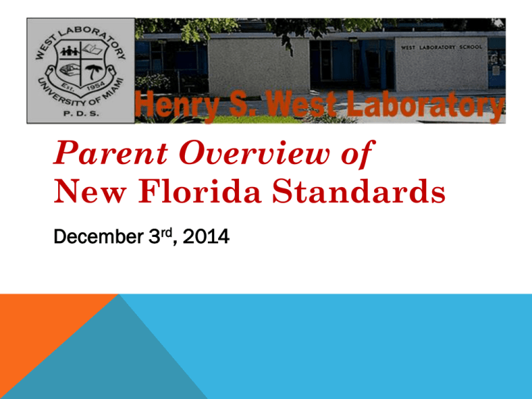 Regional Training Florida Standards