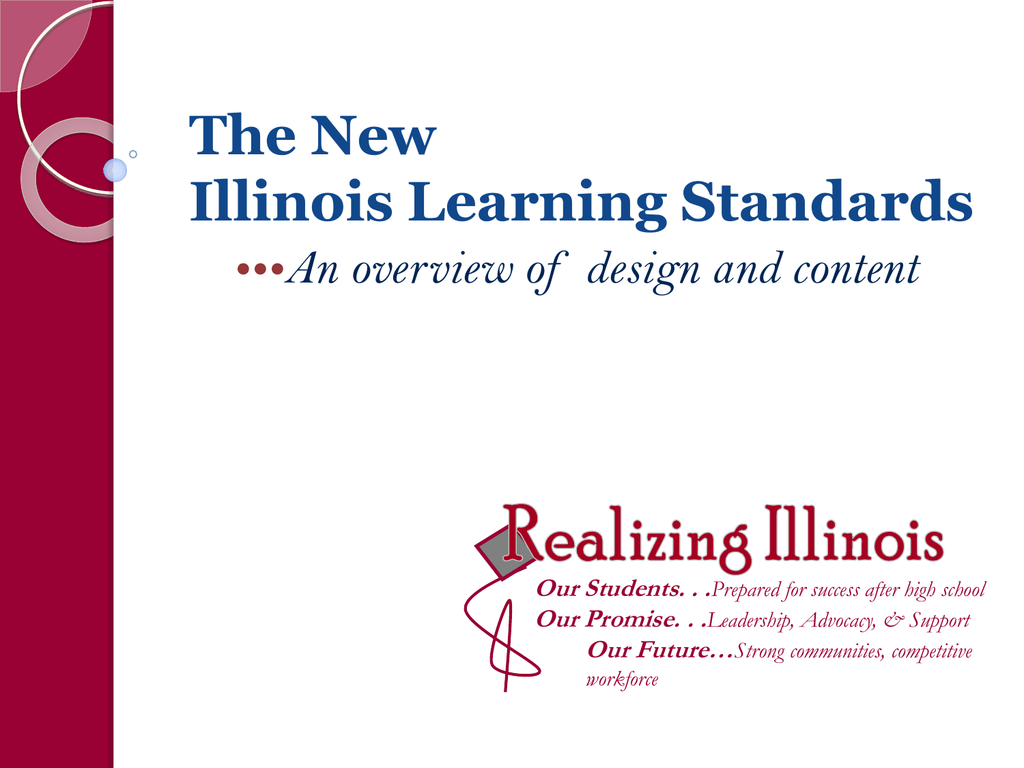 New Illinois Learning Standards an Overview Of Design And Content