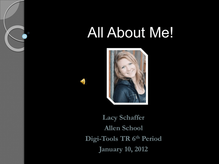 All About Me PowerPoint