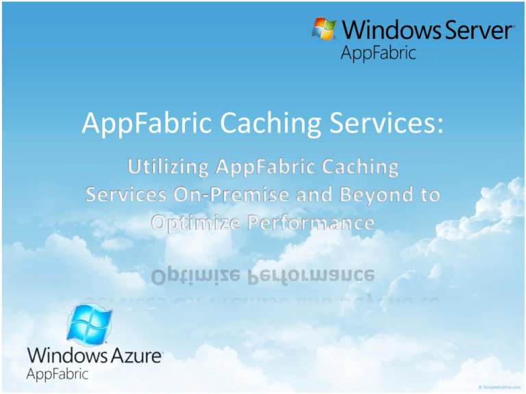 AppFabric Caching Services 