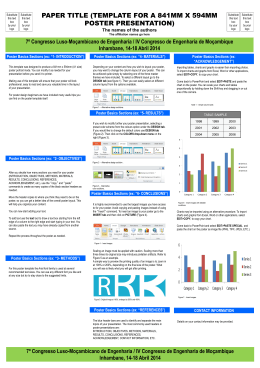 A0 Portrait Poster Template