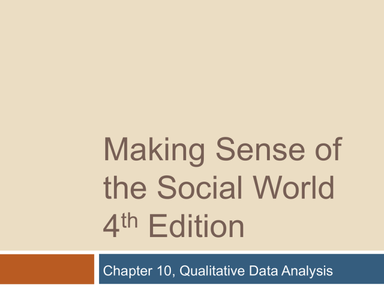 Qualitative Analysis