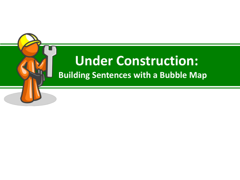 Sentence Building Lesson 1 Sentence Building Lesson 1
