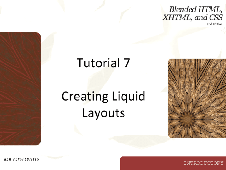 Tutorial 07
