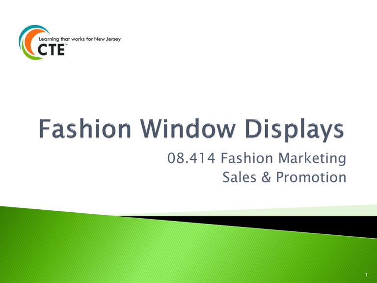 Fashion Window Displays CTEP Marketing Toolkit