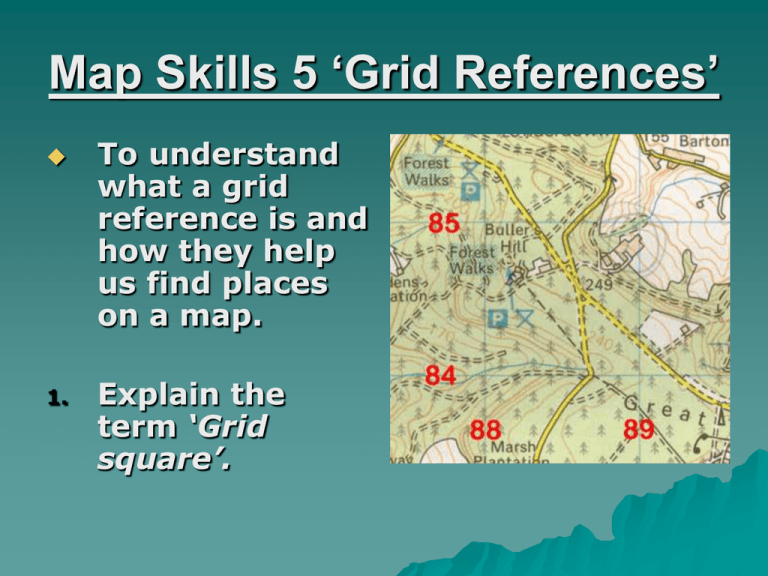  Grid References 