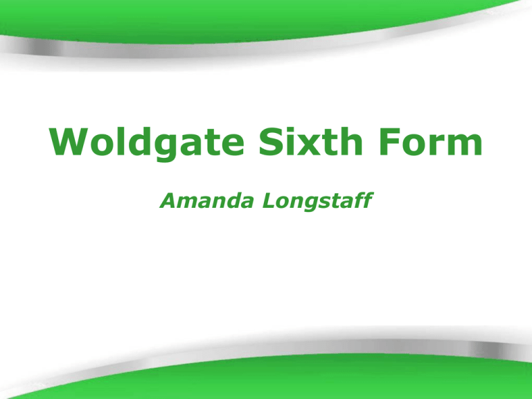 Sixth Form Information Evening Presentation