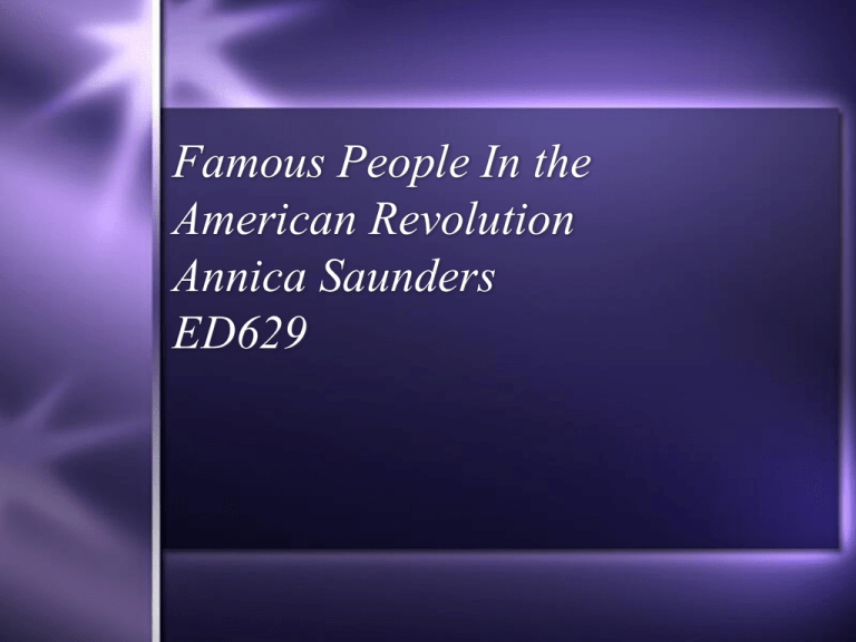 Famous People