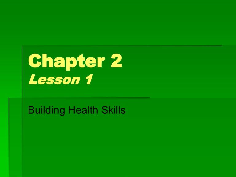 Health Skills Health Skills