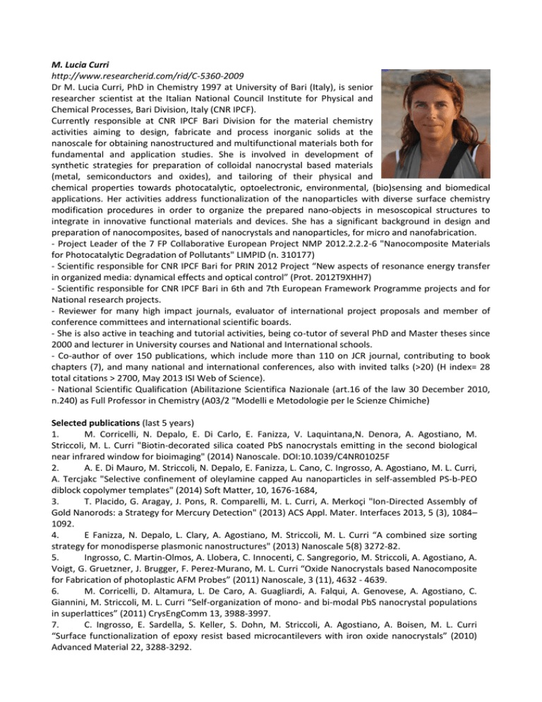 Curriculum Vitae International School Of Physics And Technology