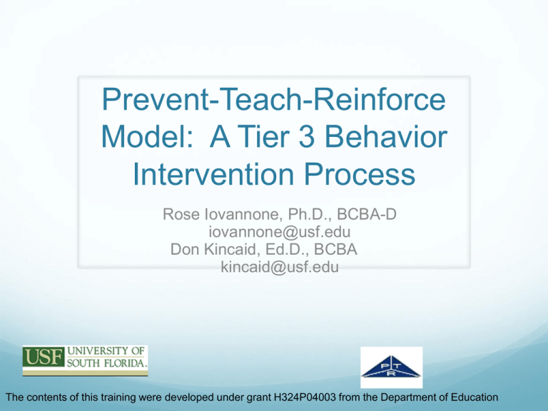 Individual Student Training