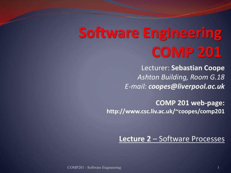 Software Processes