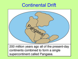Crustal Features and Plate Boundaries