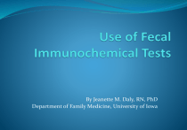 Fecal Occult Blood Tests: Guaiac vs. Immunochemical (FIT)
