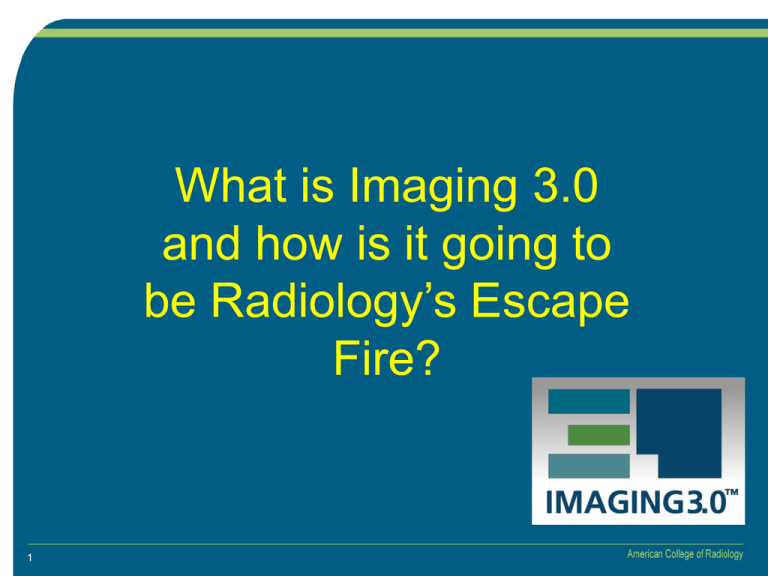 What Is Imaging 3 0 