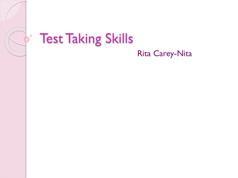 TestTakingSkills