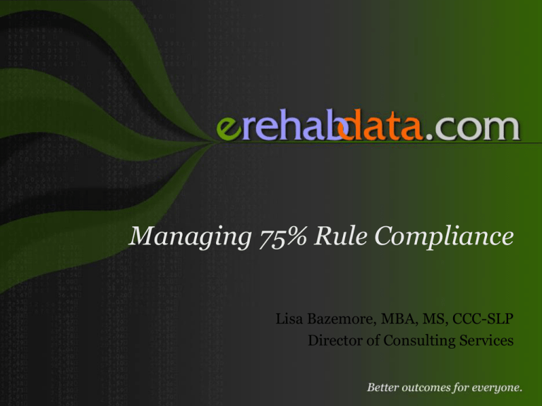 75 percent rule