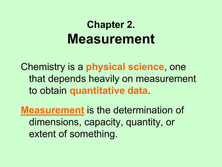 Measurement