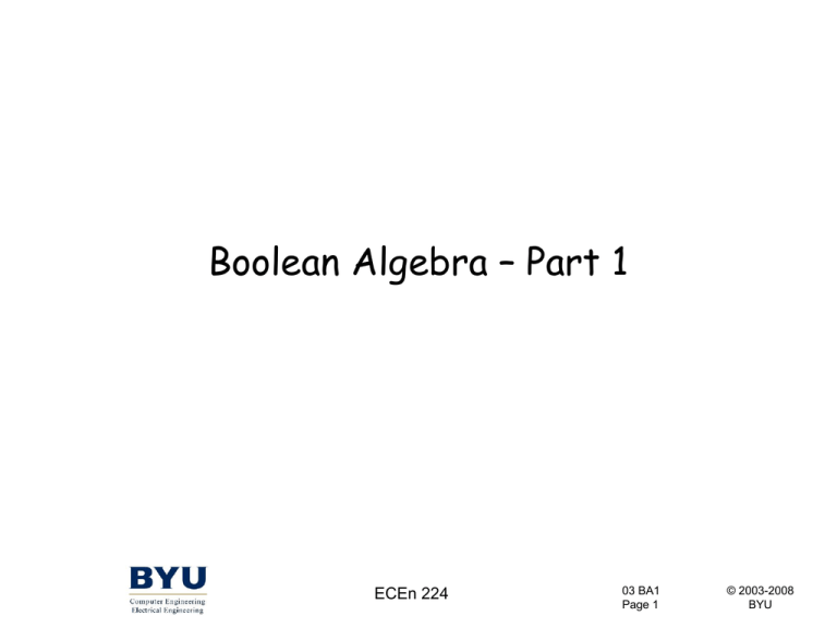 A New Kind Of Algebra A New Kind Of Algebra