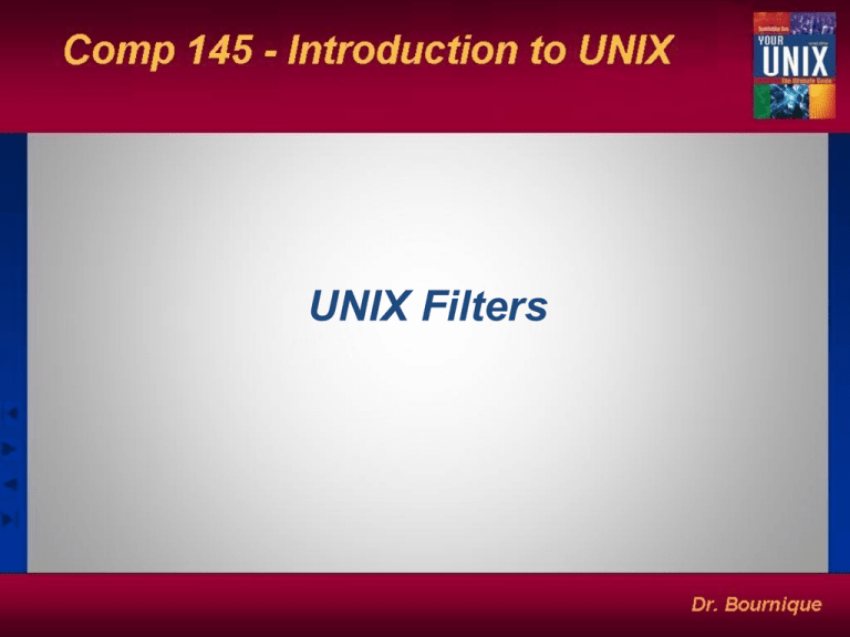 UNIX Filters