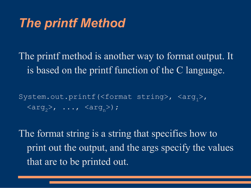 Printf