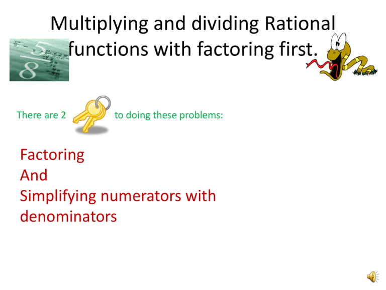 Simplifying Rational Expressions