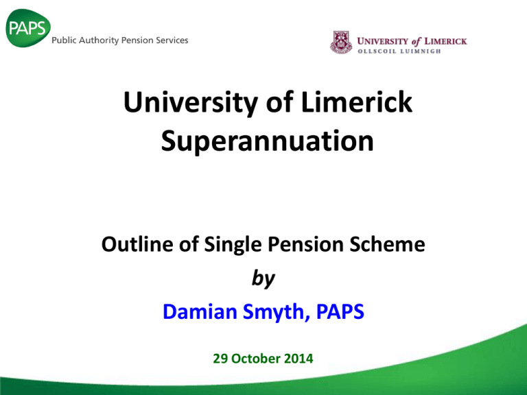 Single Public Service Pension Scheme