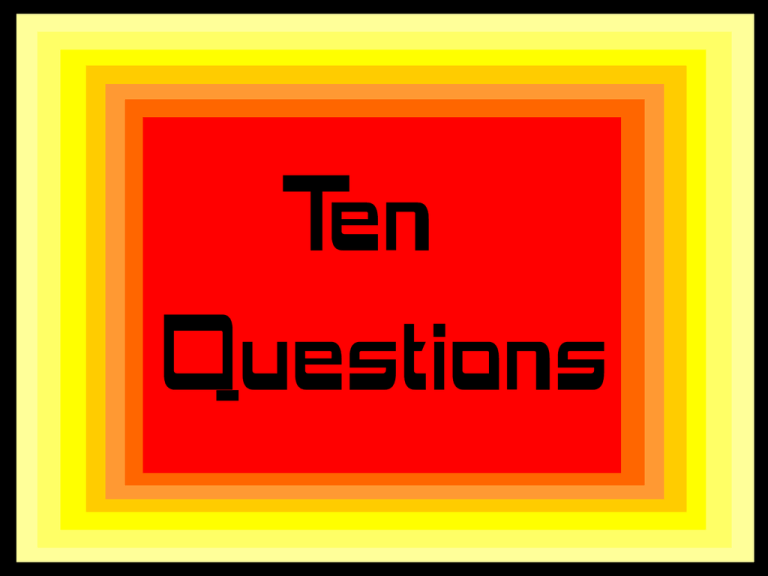Number mental test 10 questions starter