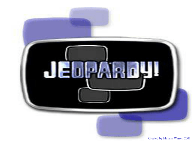 Math Jeopardy Decimal Place Value