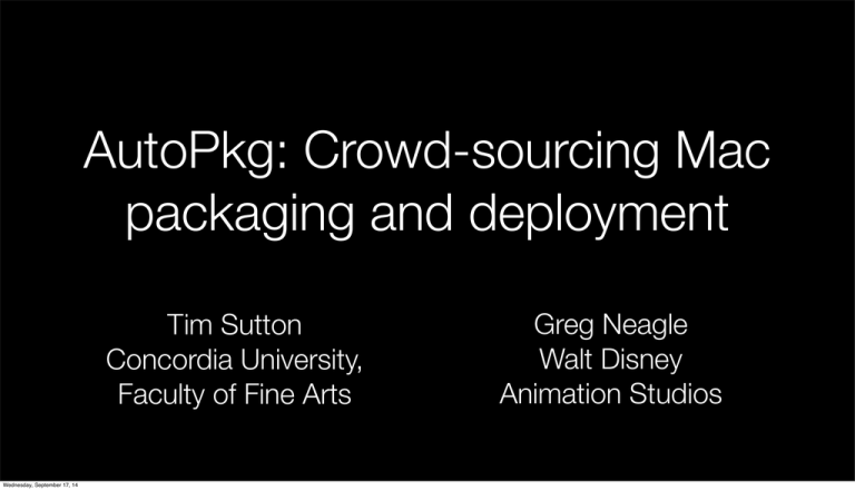 Greg Neagle Walt Disney Animation Studios Tim
