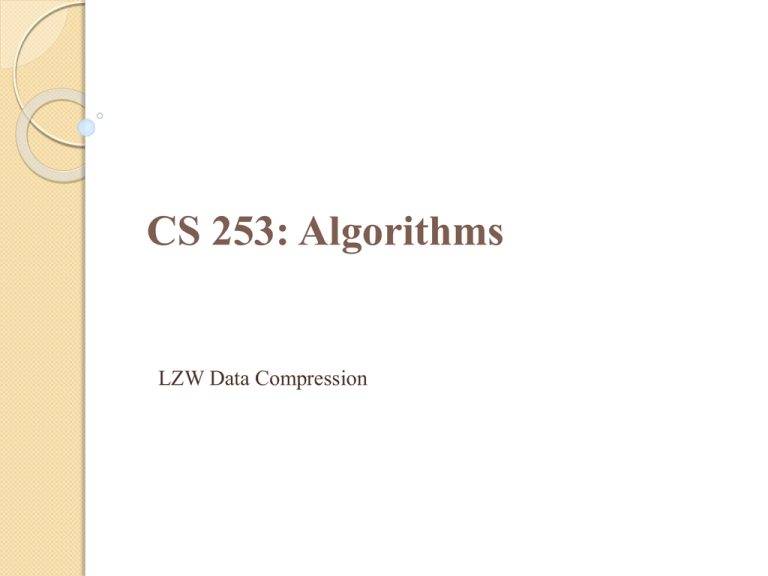 LZW Text Compression