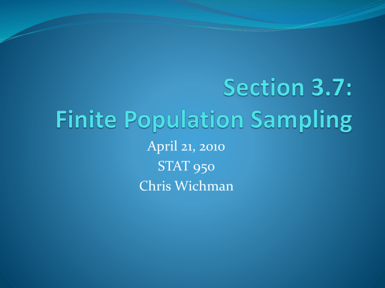 Presentation Apr 18