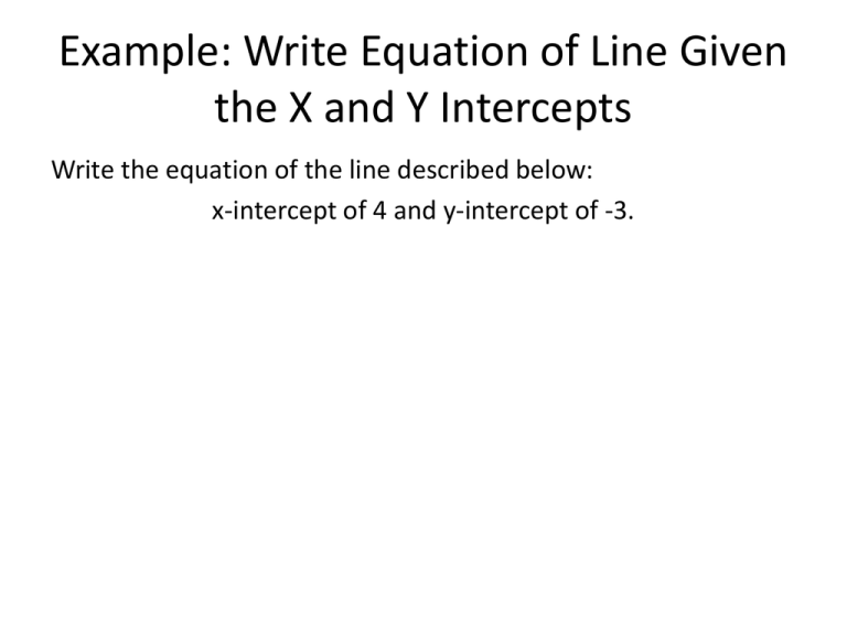 Example Writing An Equation From A Table