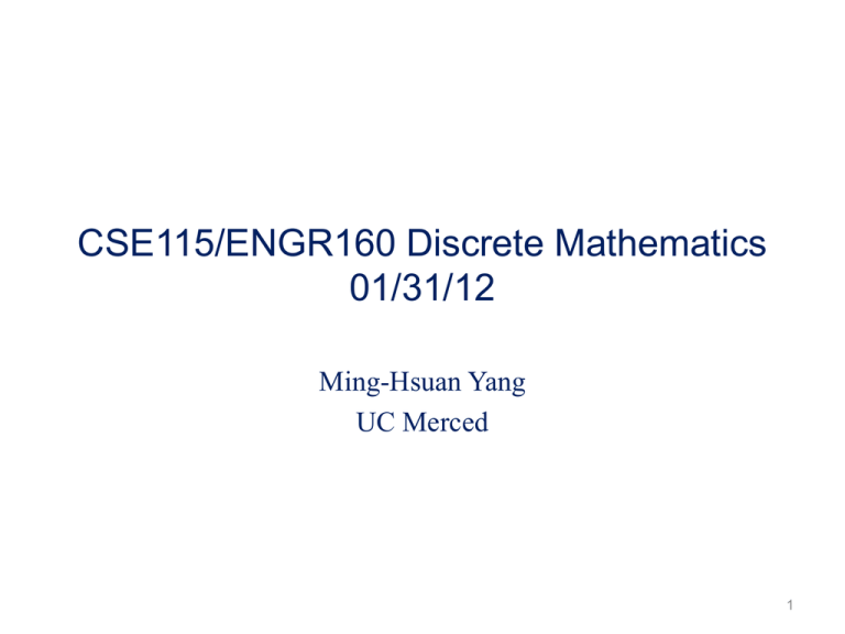 CS173 Discrete Math
