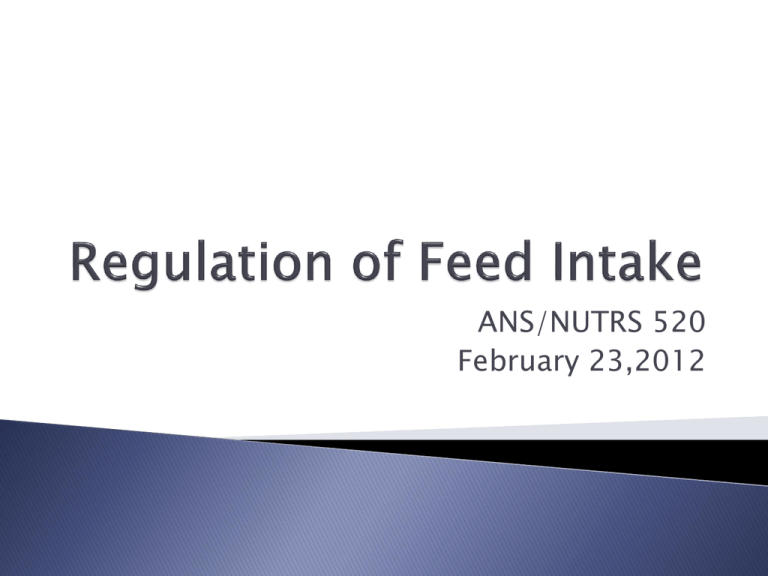 Student Feed Intake 2 23 12 Student Feed Intake 2 23 12