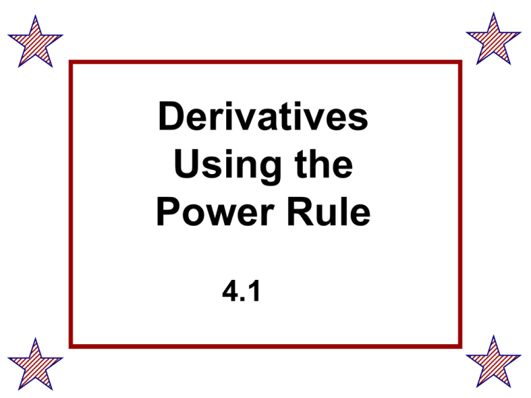 4 1 Power Rule