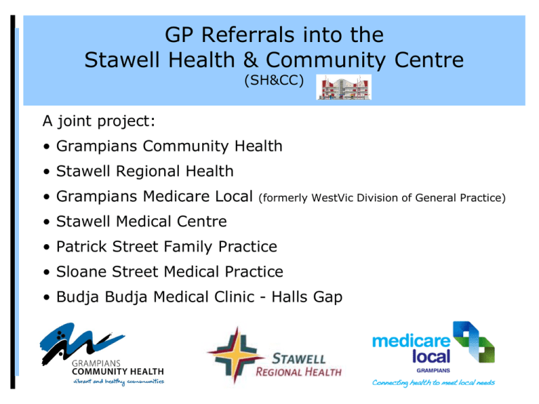 GP Referrals Into The SHaCC