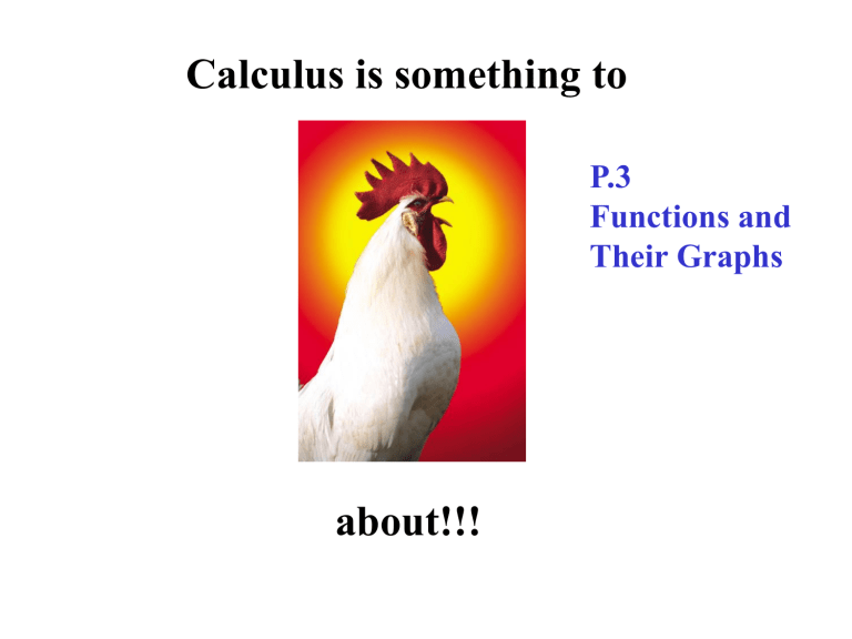 P 3 Functions And Their Graphs P 3 Functions And Their Graphs