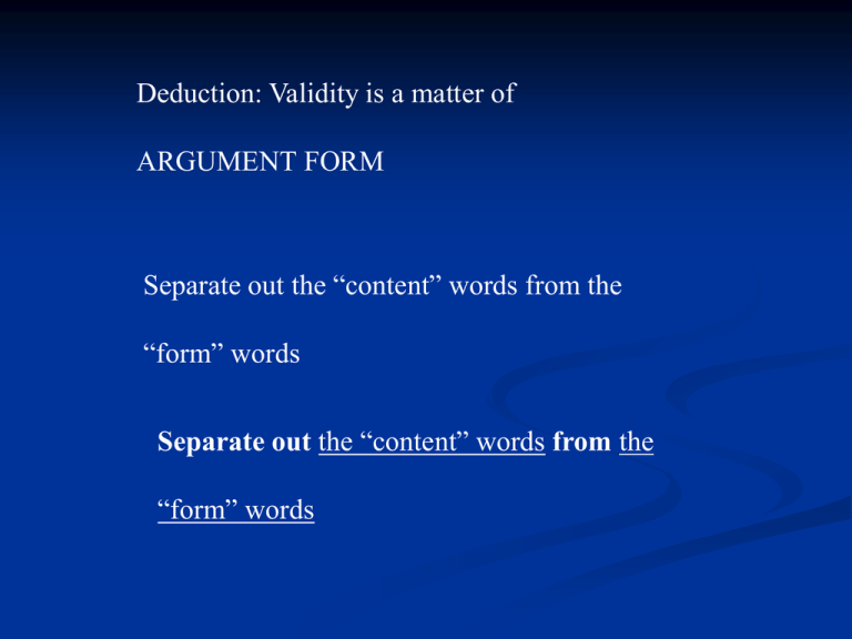 5 Counter Examples 5 Counter Examples