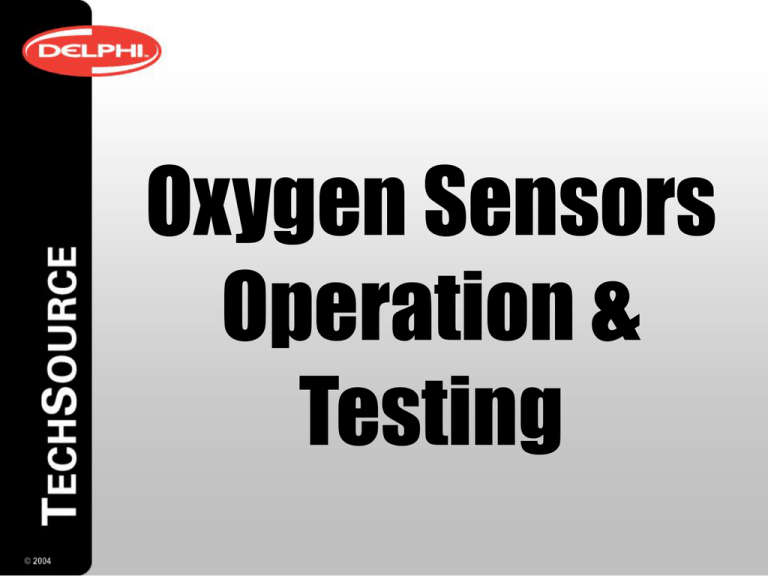 O2 Sensor PowerPoint