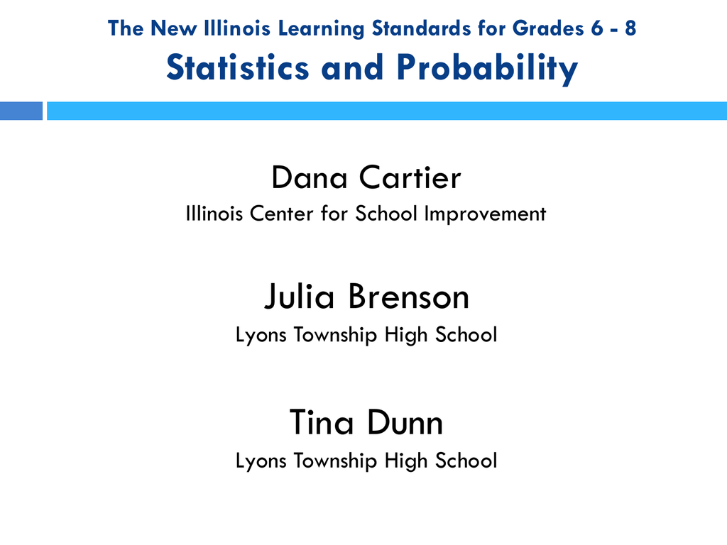 Teaching The Common Core Statistics Standards For Grades 6 Teaching The Common Core Statistics Standards For Grades 6