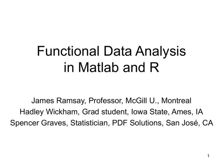 Fda in matlab and