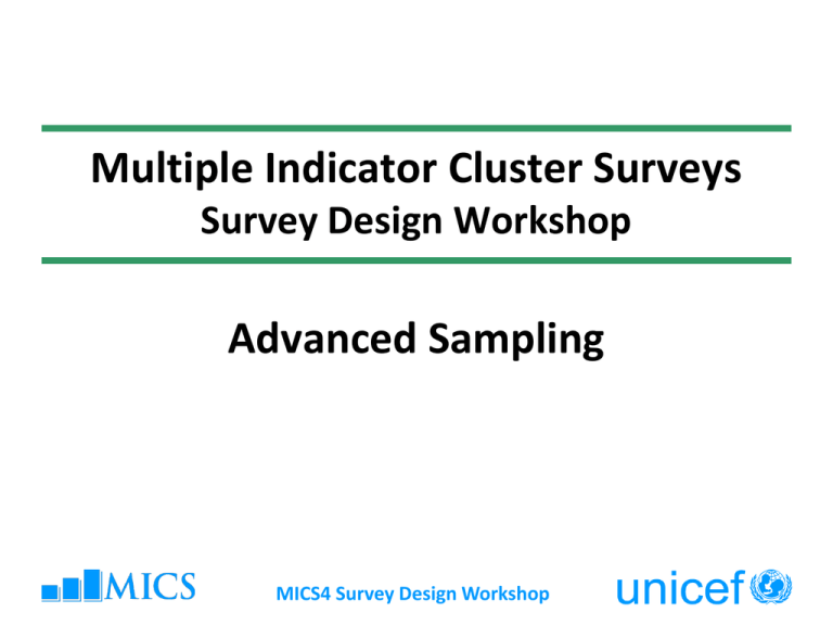 Advanced Sampling