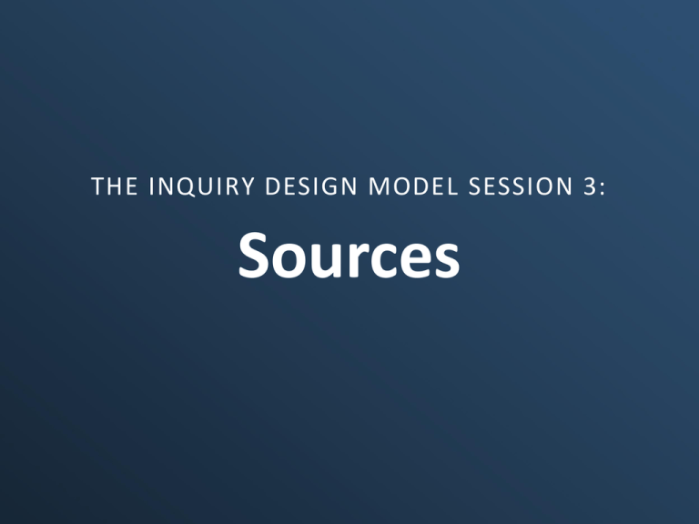 Sources C3 Teachers Sources C3 Teachers